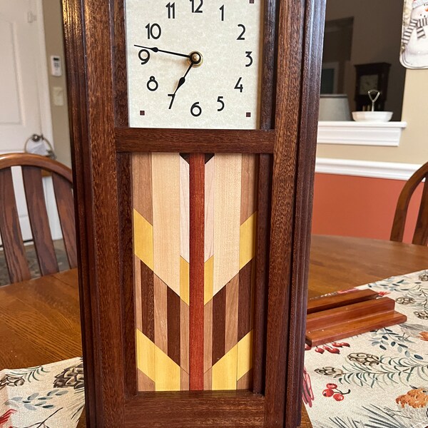 Arts Crafts Clock - Etsy