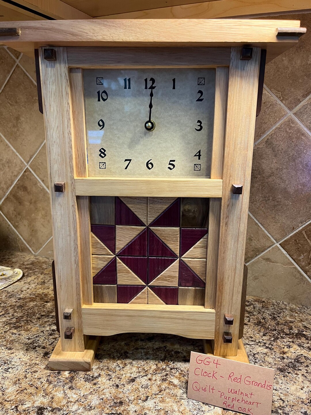 Greene & Greene Style Quilt Clocks - Etsy