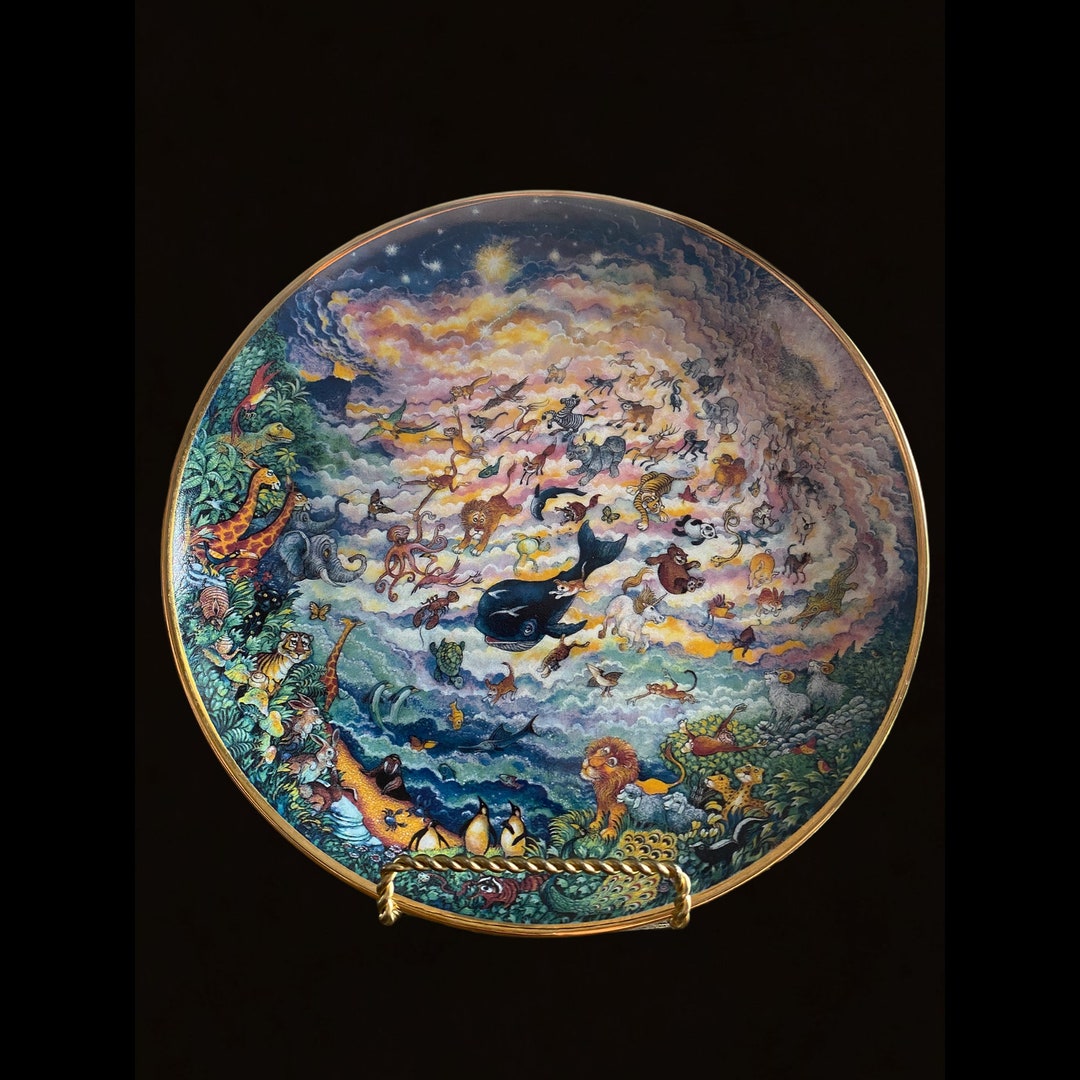 VINTAGE "in the Beginning" Plate - Etsy