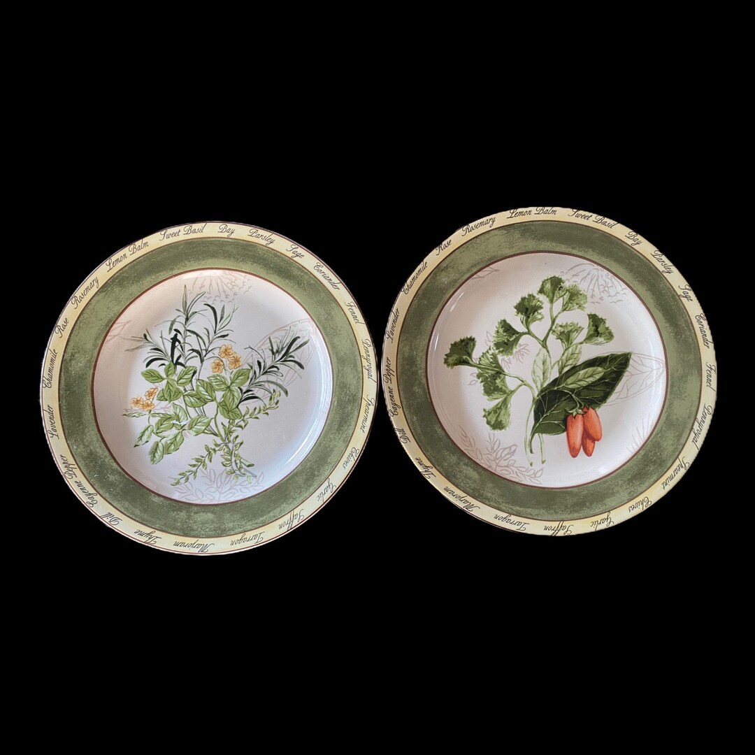 VINTAGE American Atelier Plates (2 Pieces) - Etsy