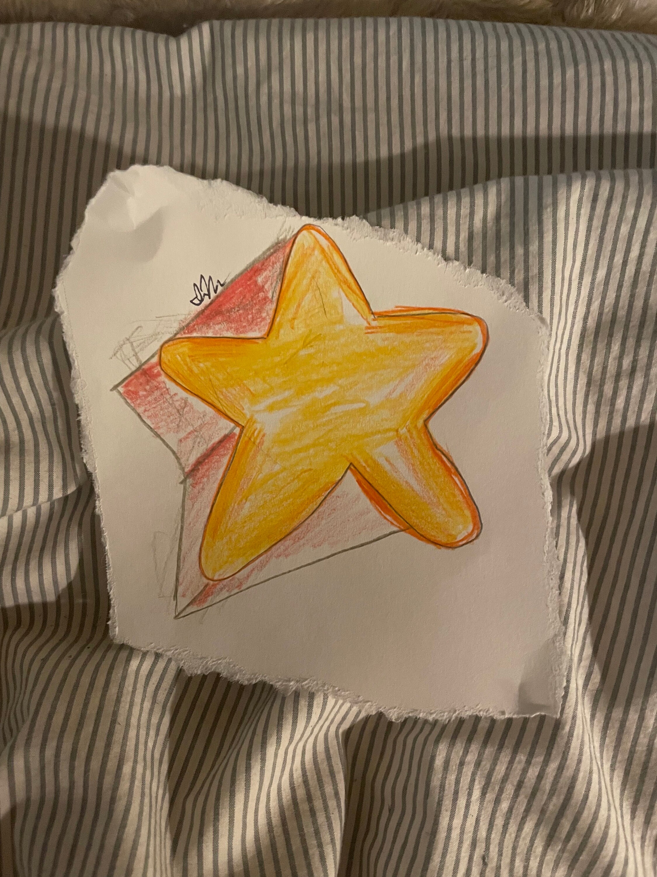 Star Drawing || Handmade - Etsy
