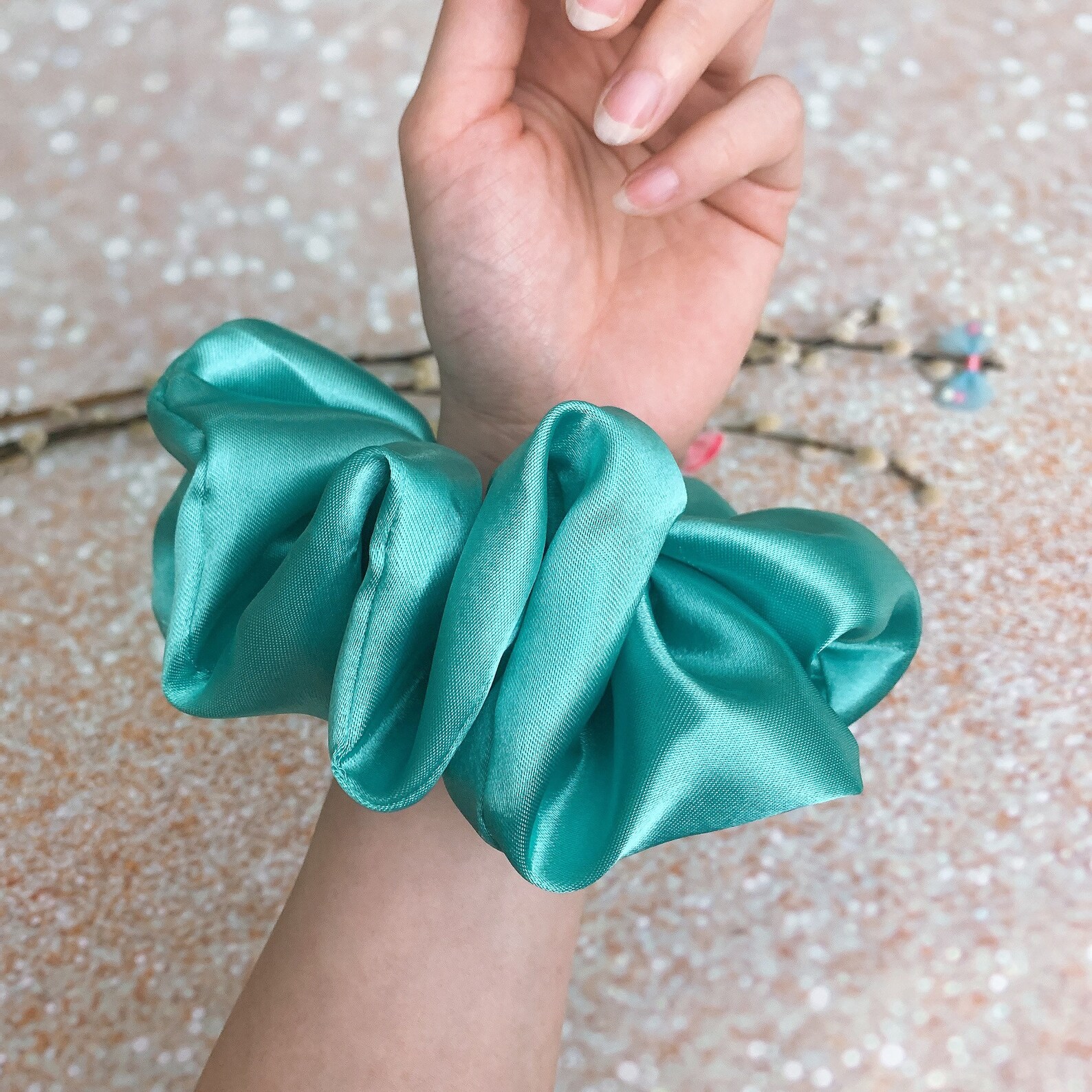 JUMBO Scrunchie Oversized Scrunchie Large Scrunchie Hair Tie - Etsy