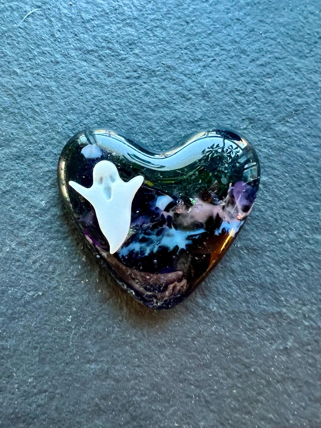Cosmic Ghost Heart - Etsy