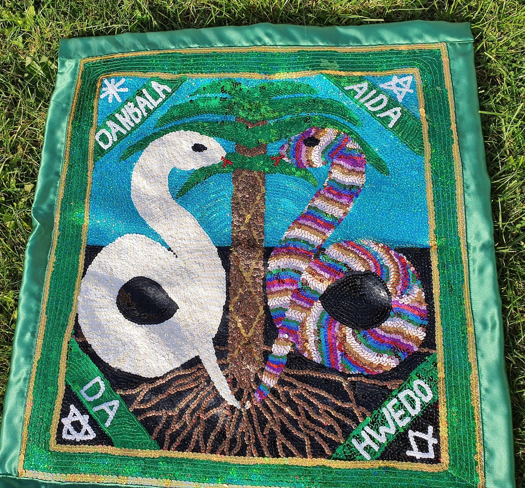 Damballah and Aida Wedo Drapo - Etsy