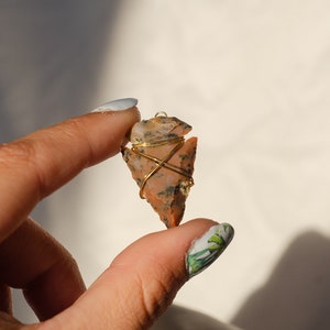 Simple Crystal Wire Wrapped Stones Crystal Necklace Crystal | Etsy