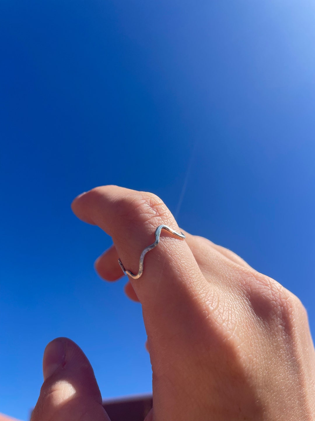 River Trail Sterling Silver Ring | Custom Trail Ring, Custom River Ring ...