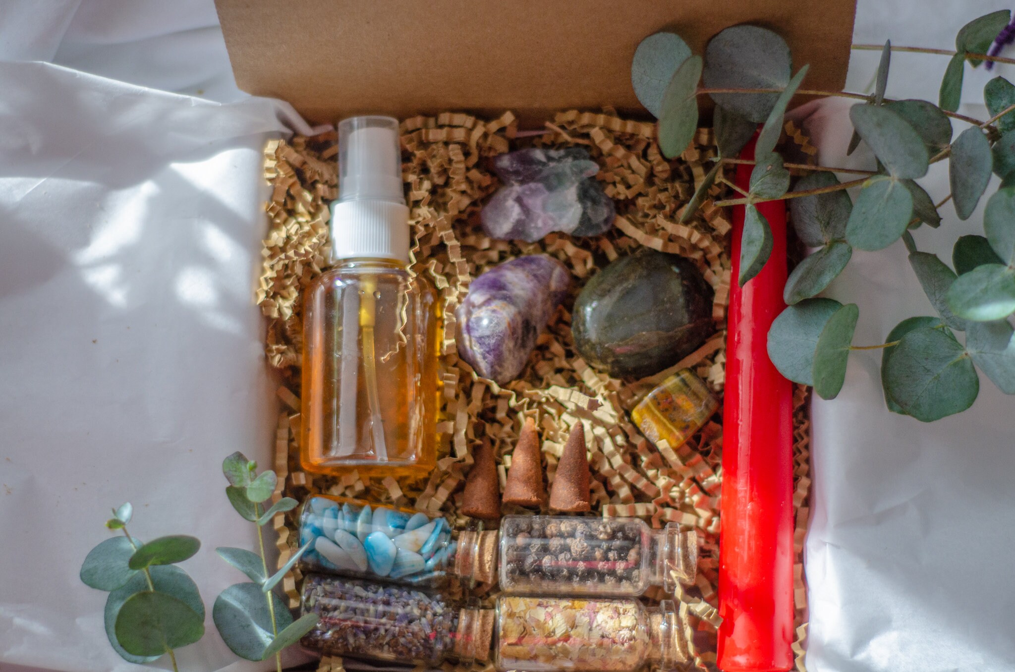 Intention Box Set Mystery Box Metaphysical Box Crystal - Etsy