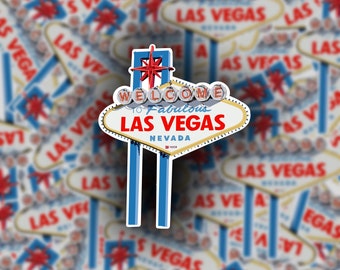 Las Vegas Skyline Vinyl Sticker, Nevada,best Friend Gift, Birthday Gift ...