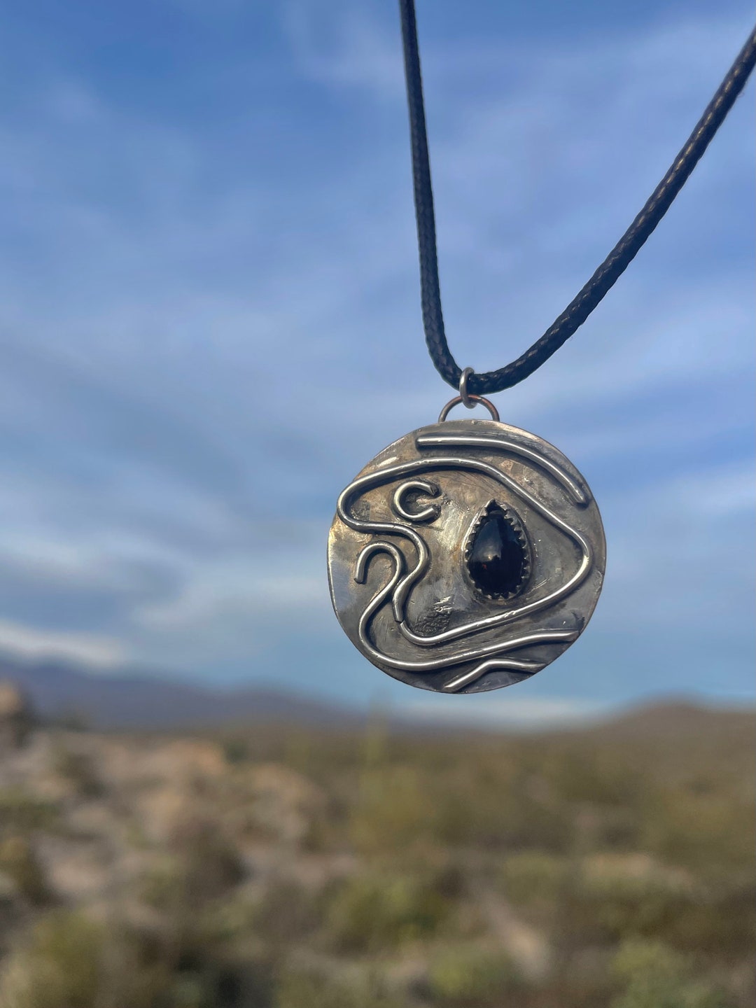 Custom Sterling Silver Topographic Pendants Silversmith Pendants ...