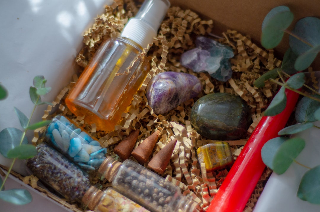 Intention Box Set Mystery Box Metaphysical Box Crystal - Etsy