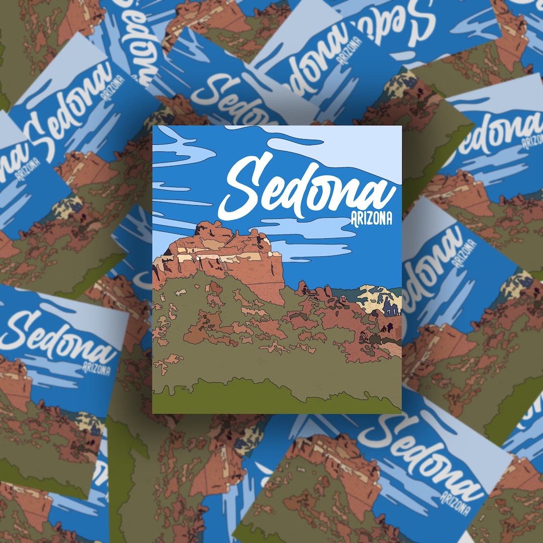 Sedona Sticker - Etsy