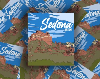 Sedona Sticker - Etsy