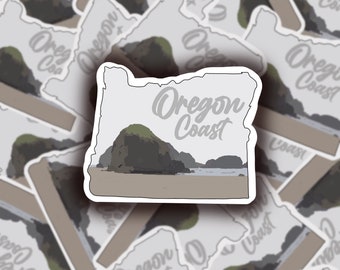 Oregon State Outline Sticker, Waterproof State Sticker, Travel Sticker ...
