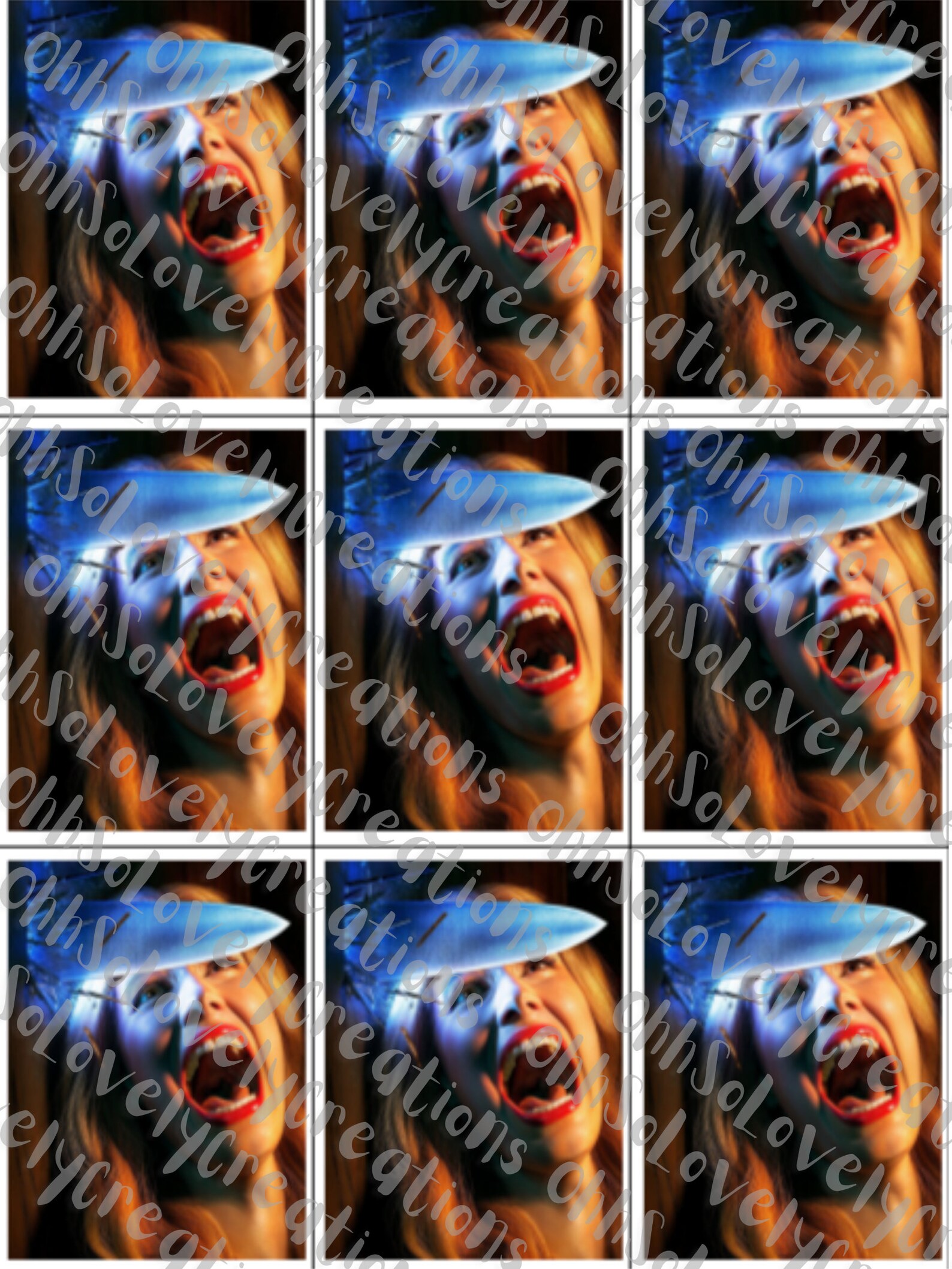 Printable Horror Guess Who Game Board - Etsy