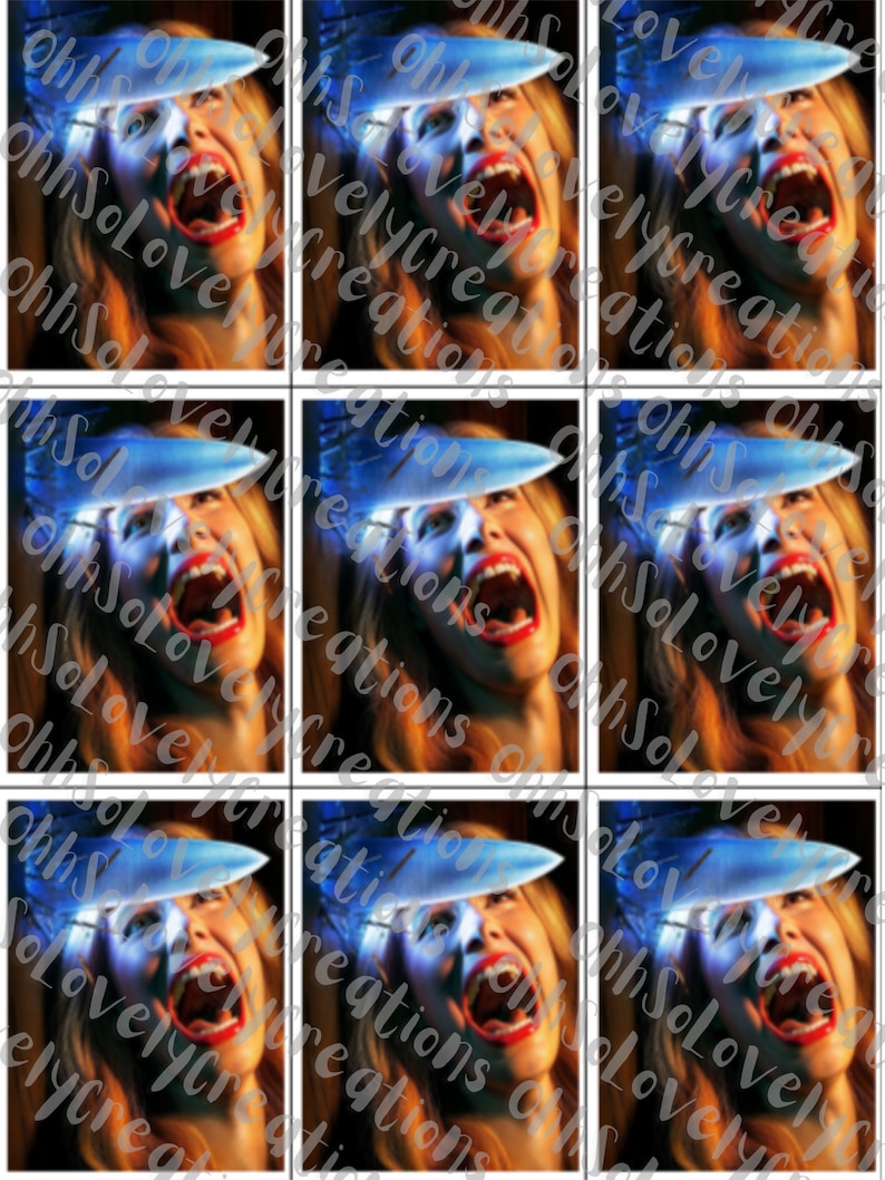 Printable Horror Guess Who Game Board - Etsy