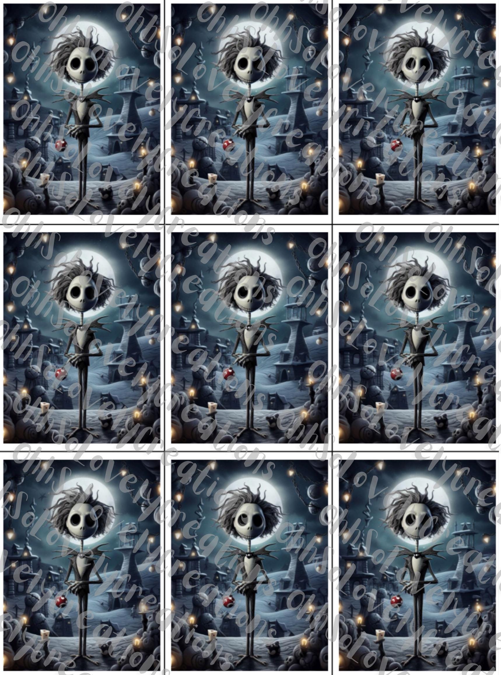 Printable Tim Burton Guess Who Board - Etsy