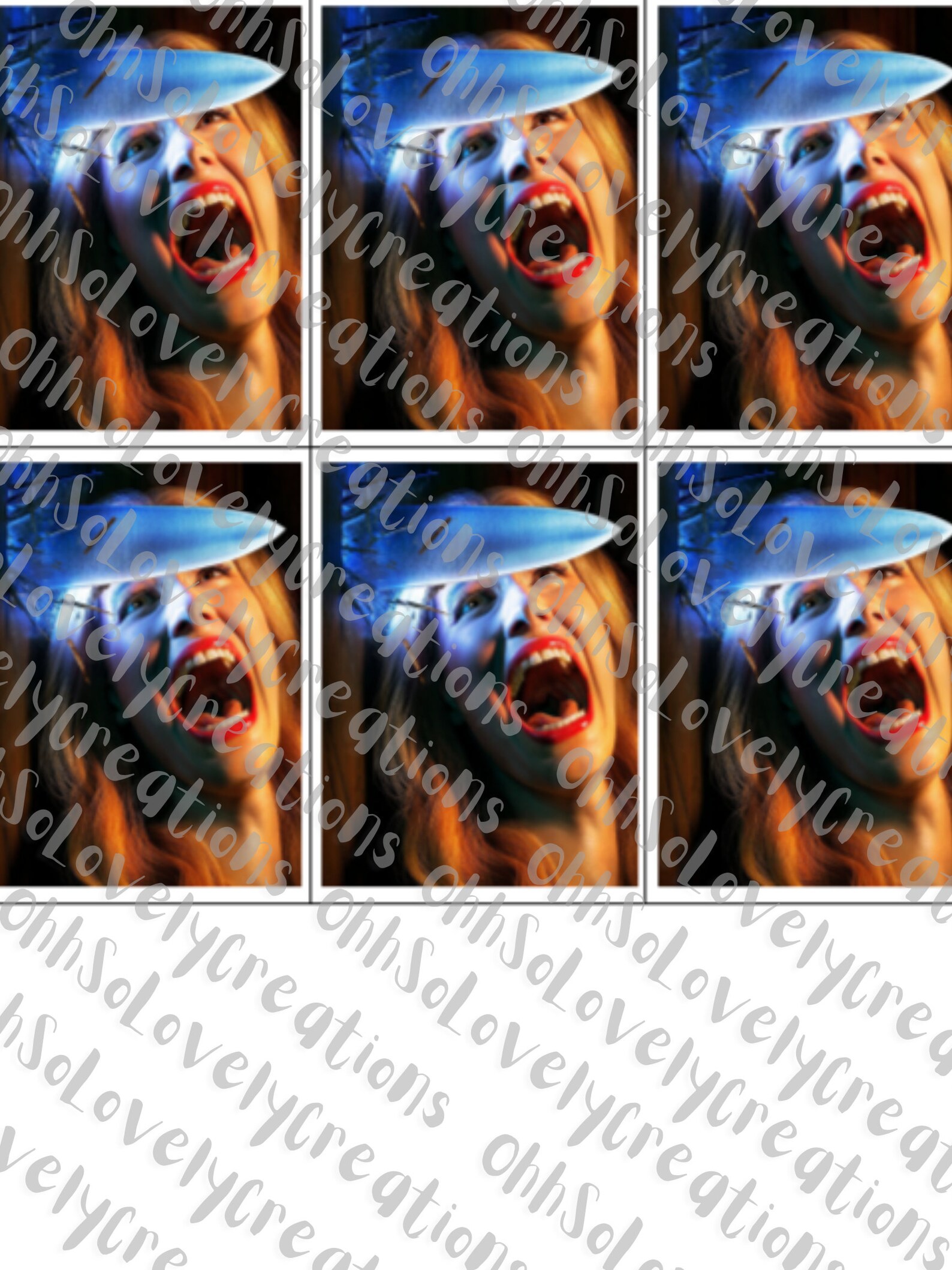 Printable Horror Guess Who Game Board - Etsy