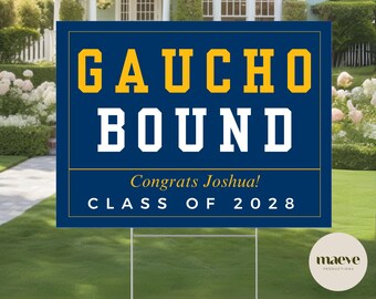 Custom Graduation Yard Sign, 2024 Graduation Sign, Corrugated Lawn Sign ...