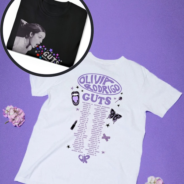 Olivia Rodrigo Merch Guts Tour - Etsy