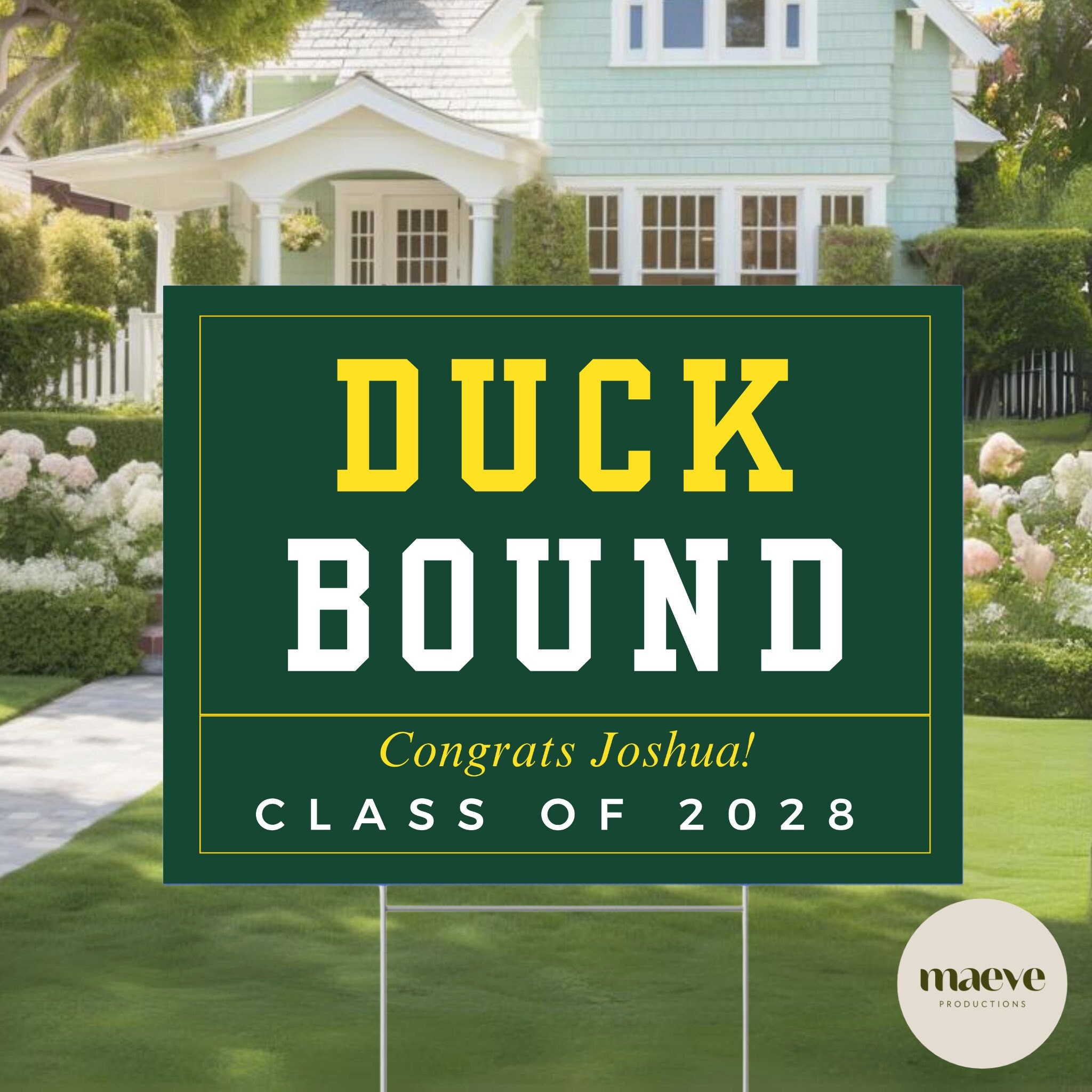 College Bound Sign Senior Graduation Yard Sign College Bound Gift ...