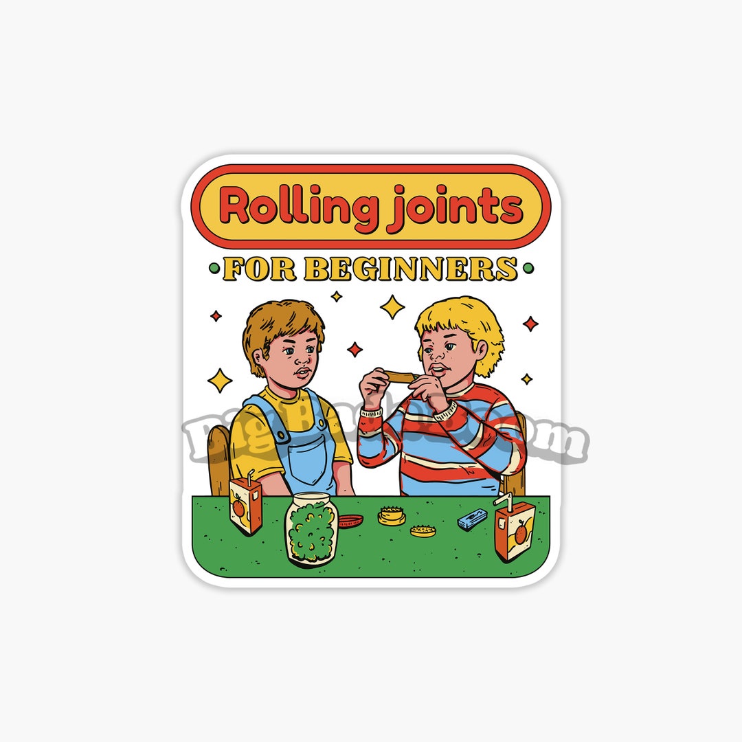 JOINT ROLLING Vinyl Sticker, Gift for Him, Joint Sticker, Funny ...