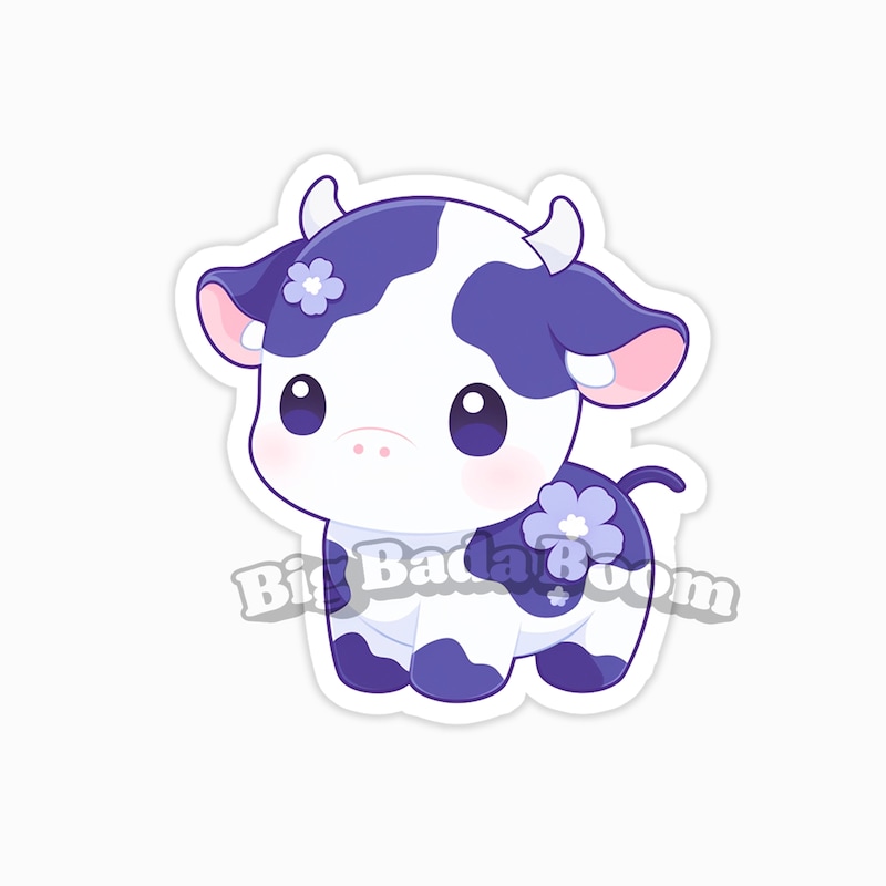 Cute Cow Kawaii - Etsy
