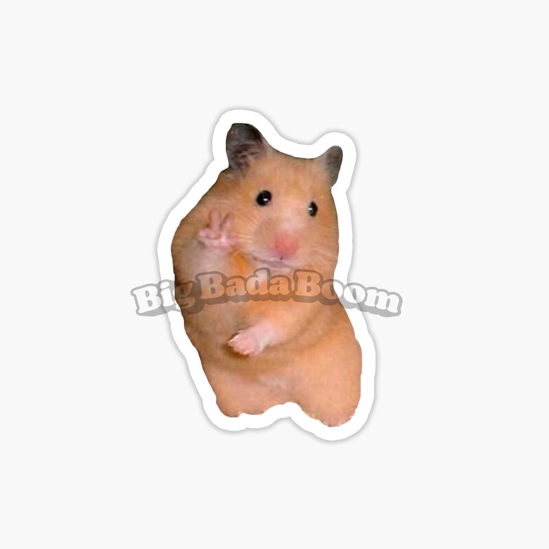 Hamster Peace Sign - Etsy