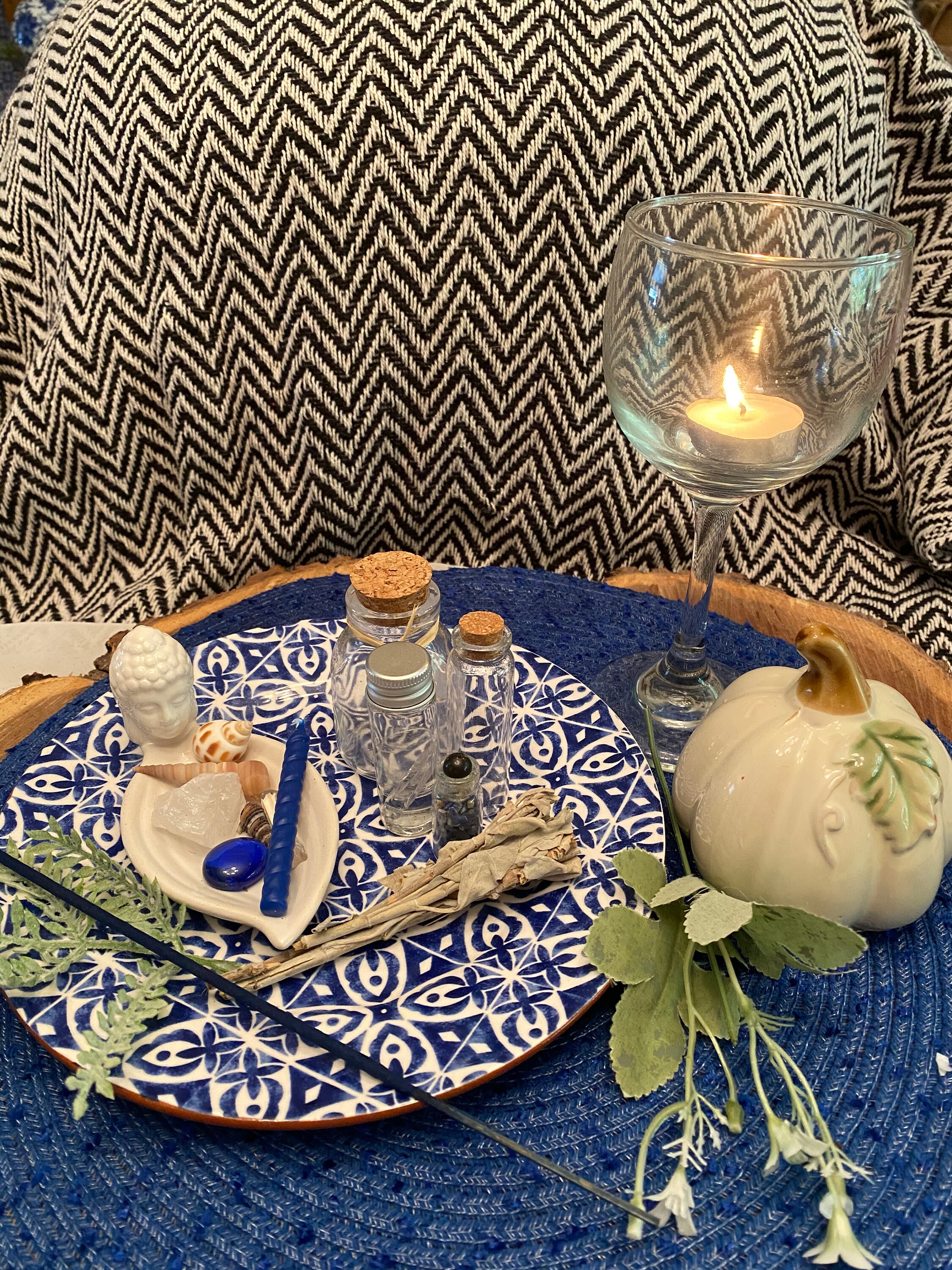 Altar Set W/ Supplies - Blue - Etsy