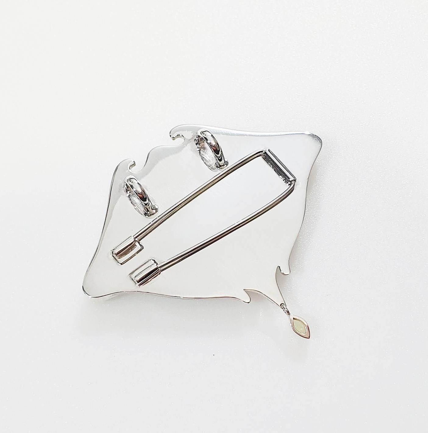 Decorative Manta Ray. Pendant/brooch. Georgian Cloisonne Enamel ...