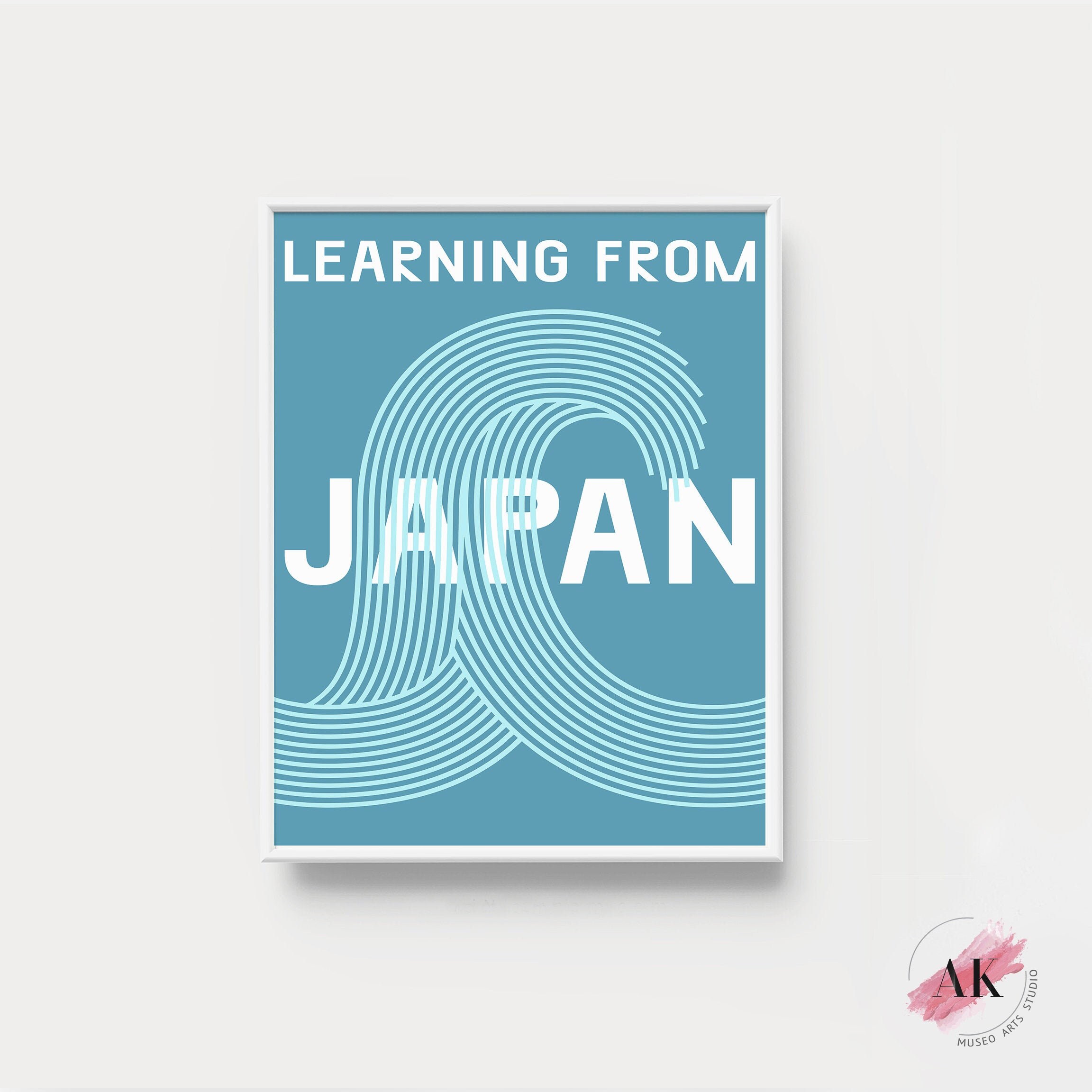 CUSTOM Learning from Japan Poster Japan Exhibition Poster | Etsy