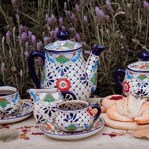 Mexican Tea Set - Etsy