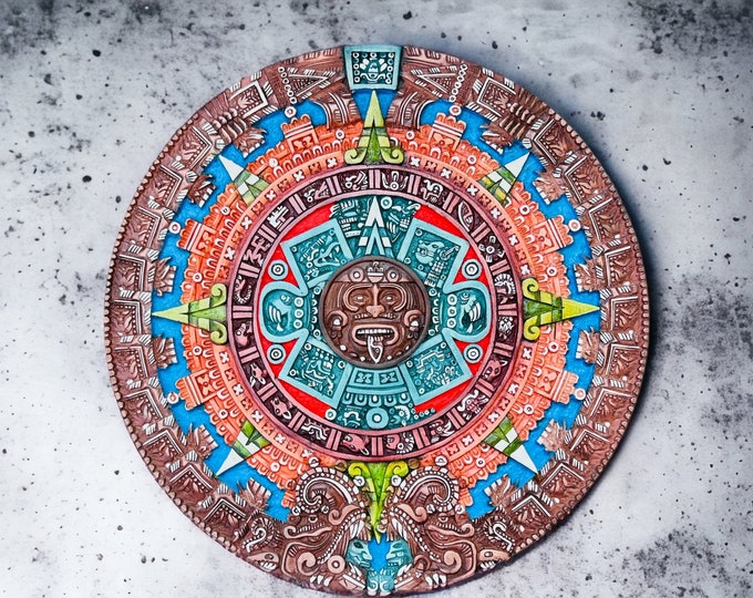 Mexican Wall Art, Aztec Wall Art, Aztec Wall Decor, Mexican Decoration ...