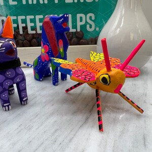 5 Mini Alebrijes Well Detailed Figurines Mexican Folk Art Alebrije ...