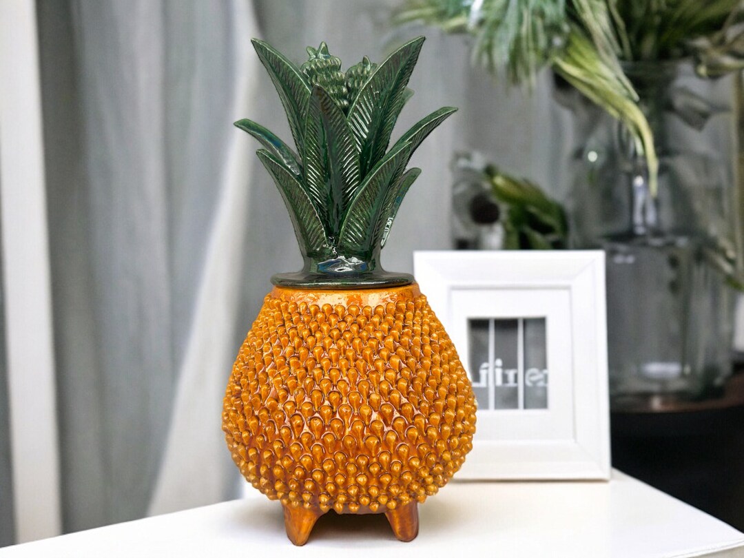 Mexican Pottery, Pineapple Decor, Mexican Decoration, Pineapple ...