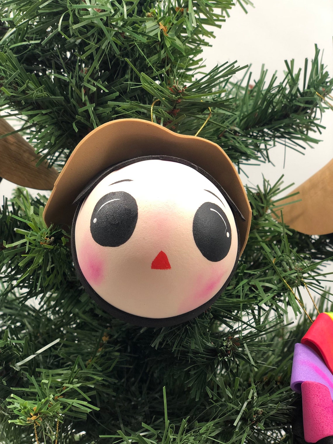 Lele and Poncho Spheres 3.93 Mexican Doll Christmas Ornaments - Etsy