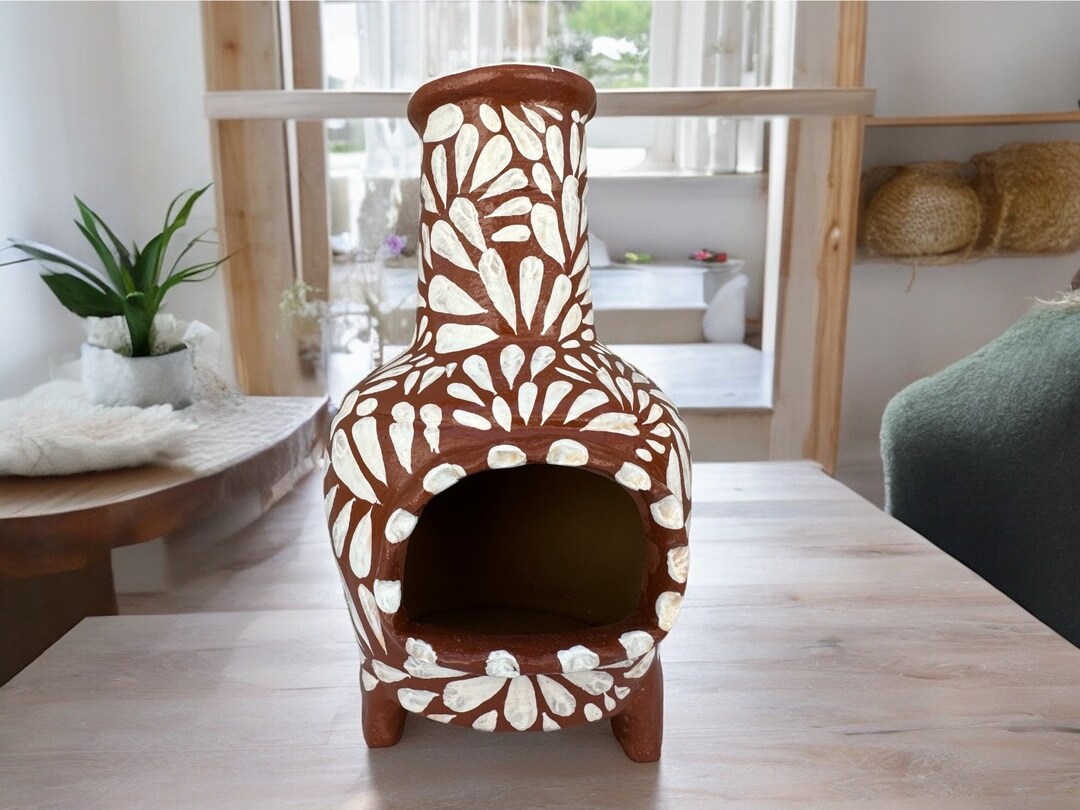 Authentic Tonalá Mini Chimney for Palo Santo and Dry Herbs - Artisanal ...