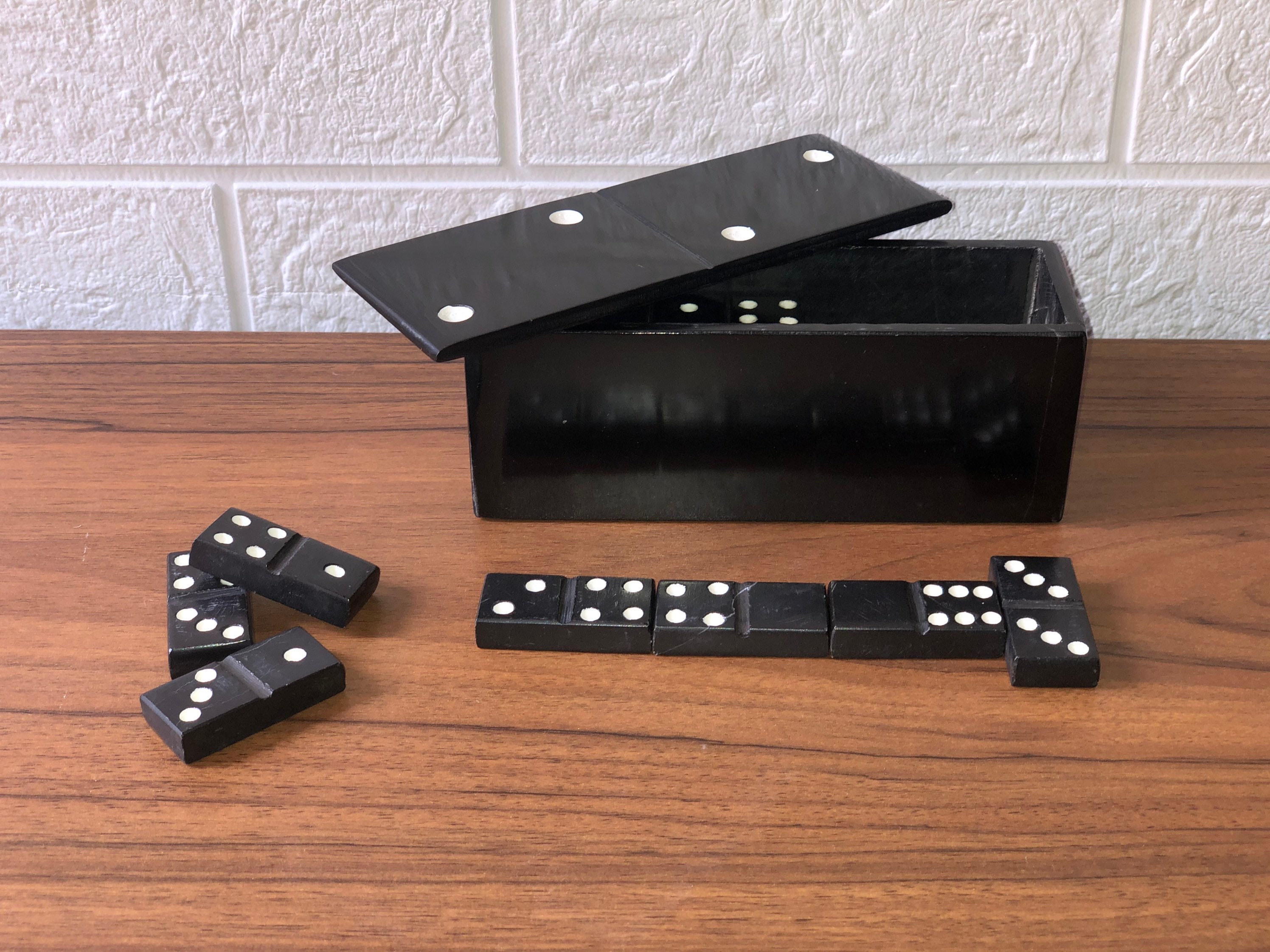 Domino Set Made of Marble, Hand Carved and Elegant Design to Play and ...
