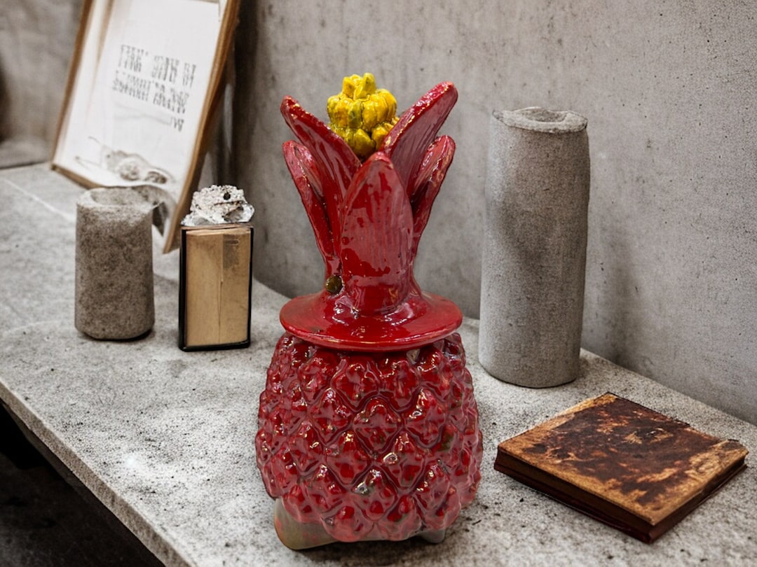 Mexican Pottery, Pineapple Decor, Mexican Decoration, Pineapple ...