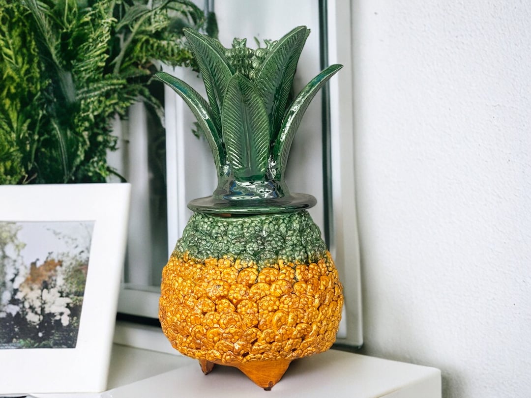 Mexican Pottery, Pineapple Decor, Mexican Decoration, Pineapple ...