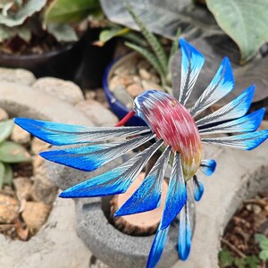 Hummingbird Statue With Stand Mexican Folk Art Alebrije Sculpture ...