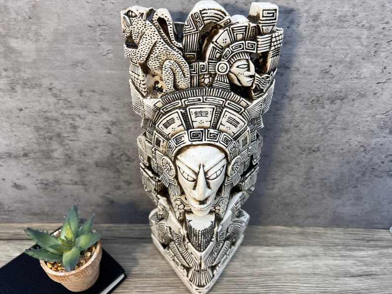 Mexican Decoration Mayan Art Prehispanic Maya Decor Large - Etsy
