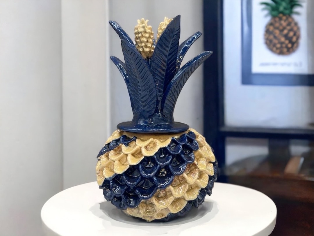 Mexican Pottery, Pineapple Decor, Mexican Decoration, Pineapple ...