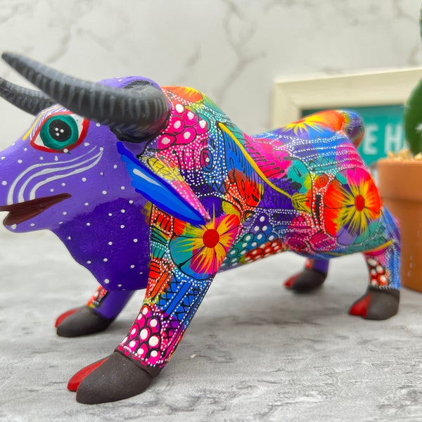 Mexican Bull Statue - Etsy