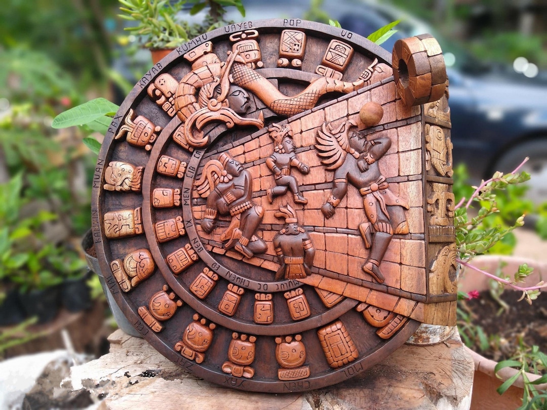 Mayan Wall Decor, Mexican Painting, Quetzalcoatl, Prehispanic, Wood ...