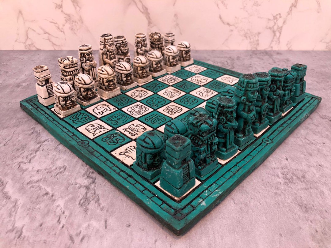 Chess Set Maya Chess Set Inspired By The Culture Of Mexico, 44% OFF