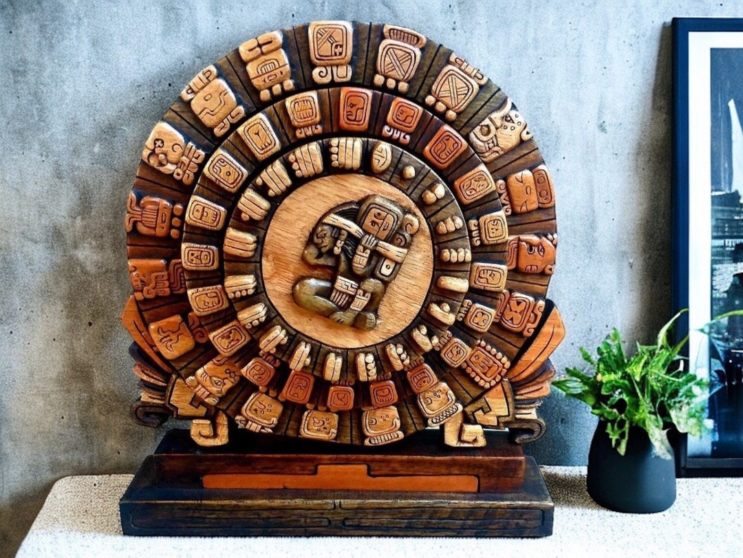 Prehispanic Perpetual Calendar, Mayan Art, Mayan Calendar, Mexican ...