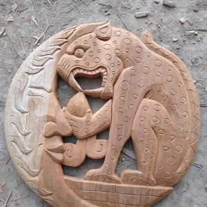 Aztec Art, Mayan Art, Mexican Painting, Prehispanic, Wood Carving ...