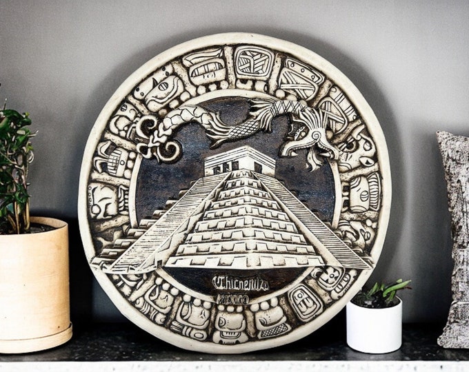 Large Mayan Wall Decor, Quetzalcoatl, Prehispanic, Mayan Art, Mexican ...