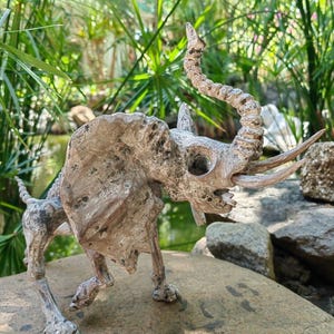 Elephant Sculpture Mexican Folk Art Alebrije Figurine, Wooden as ...