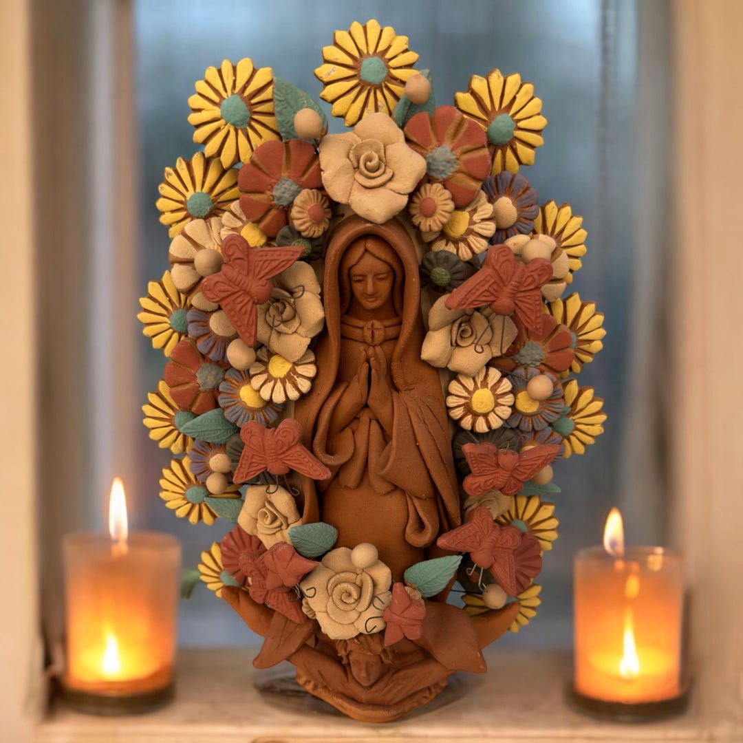 Virgen De Guadalupe Michoacán México, Mary Virgin Home Decoration, Mary ...